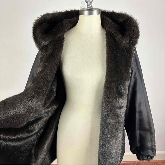 Charles Klein | Jackets & Coats | Charles Klein Woman Luxurious Black ...